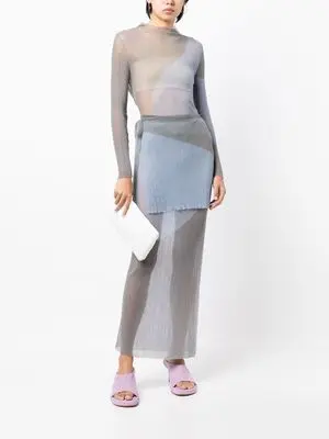 Eckhaus Latta Watercolor Long-sleeve Top