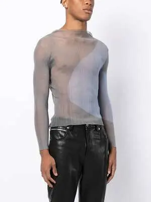 Eckhaus Latta Watercolor Long-sleeve Top