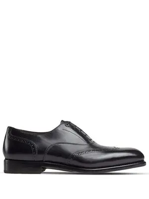 FERRAGAMO Gancini Leather Oxford Shoes