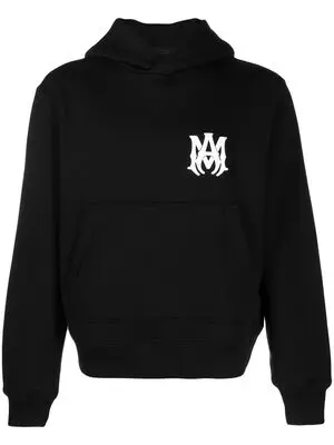 Amiri Logo-print Hoodie - Black