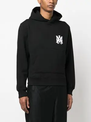 Amiri Logo-print Hoodie - Black