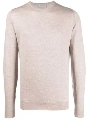 John Smedley Round-neck Knit Jumper - Neutrals