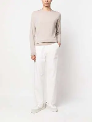 John Smedley Round-neck Knit Jumper - Neutrals