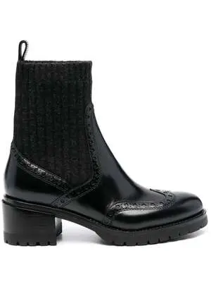Santoni Sock-style Chelsea Boots