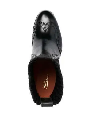 Santoni Sock-style Chelsea Boots