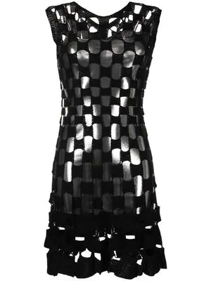 Monse Cut-out Knit Mini Dress