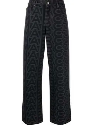 Marc Jacobs Monogram Straight-leg Jeans