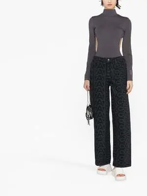 Marc Jacobs Monogram Straight-leg Jeans