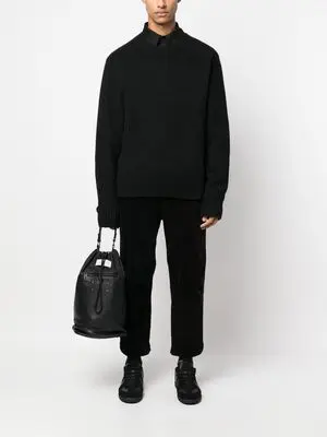 BLACK COMME DES GARÇONS Cropped Corduroy Trousers