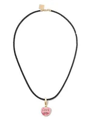 Lauren Rubinski 14kt Yellow Heart Pendant Necklace