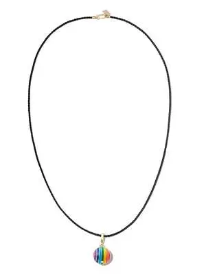 Lauren Rubinski 14kt Yellow Rainbow Charm Necklace