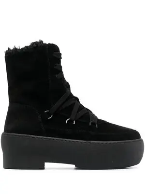 GIABORGHINI Flatform Lace-up Boots