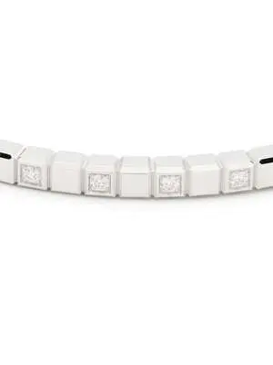 Chopard 18kt White Gold Ice Cube Diamond Bangle