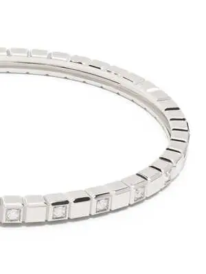 Chopard 18kt White Gold Ice Cube Diamond Bangle