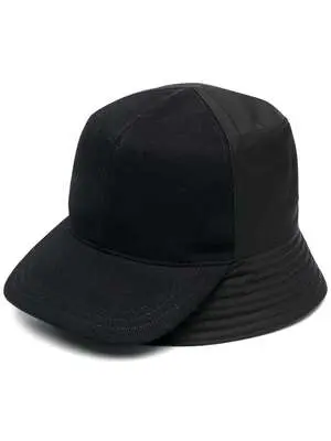 Prada Baseball Panel Leather Bucket Hat