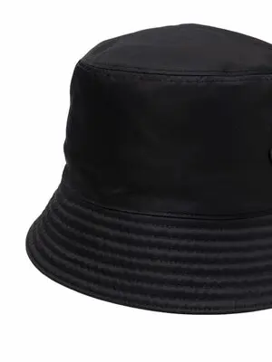 Prada Baseball Panel Leather Bucket Hat