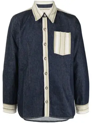 WALES BONNER Miles Denim Shirt