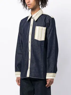 WALES BONNER Miles Denim Shirt