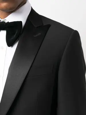 Corneliani Peak Lapel Single-breasted Virgin-wool Suit