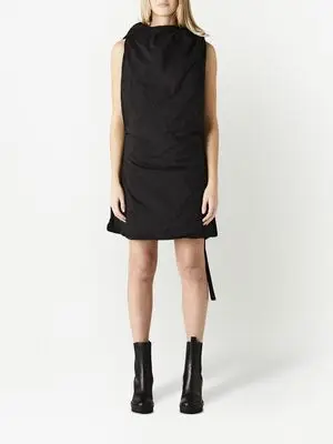 Rick Owens Gathered-detail Mini Dress
