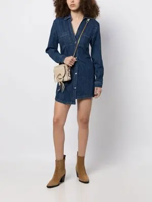 LE JEAN Eliza V-neck Dress