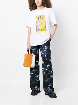 Plan C Graphic Print Cotton T-shirt