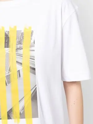 Plan C Graphic Print Cotton T-shirt