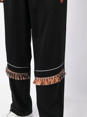 COUNTY OF MILAN Fringe-detailing Track Pants