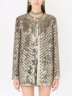Dolce & Gabbana Embellished Leopard-print Jacket