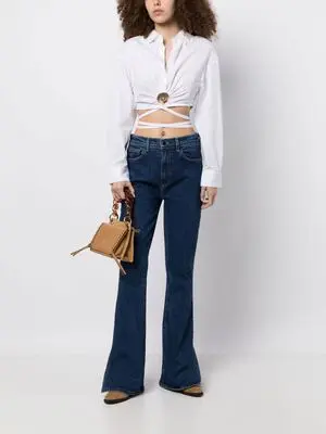 LE JEAN Stella Flared-leg Jeans