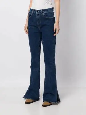 LE JEAN Stella Flared-leg Jeans