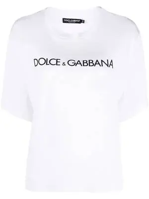 Dolce & Gabbana Logo-print Short-sleeve T-shirt - White