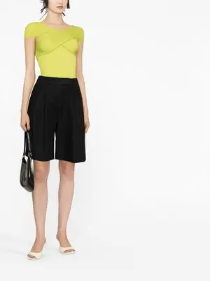 SELF-PORTRAIT Knitted Off-shoulder Top