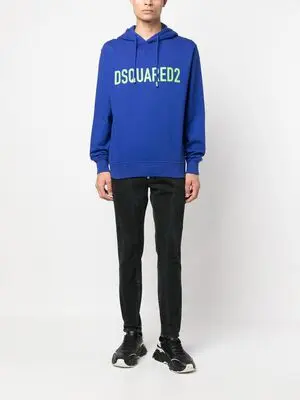 Dsquared2 Cotton Hoodie With Logo