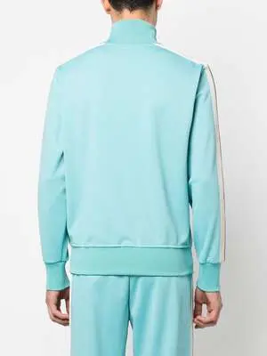 Palm Angels Logo-print Zip-up Track Jacket - Blue