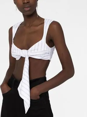 Attico Knot-detail Cropped Top
