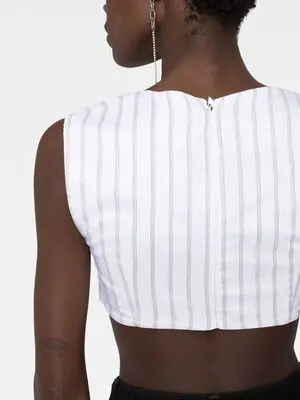 Attico Knot-detail Cropped Top