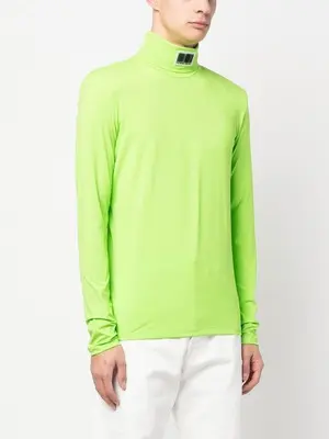 VTMNTS Barcode Turtleneck Jumper