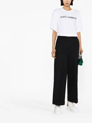 Dolce & Gabbana High-waist Wide-leg Trousers