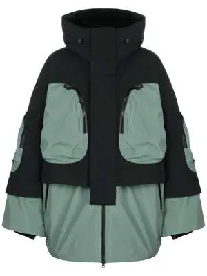 A. A. SPECTRUM Zip-up Padded Down Jacket