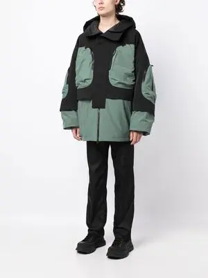 A. A. SPECTRUM Zip-up Padded Down Jacket