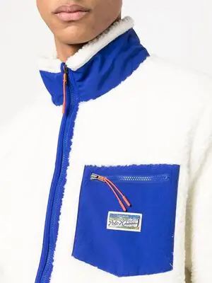 Ralph Lauren Funnel Neck Zip-up Fleece Jacket