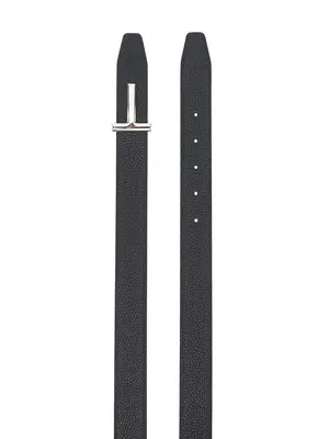 TOM FORD Logo-plaque Leather Belt - Blue