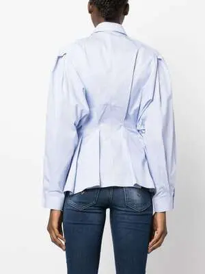 Palmer//harding Gathered-waist Shirt