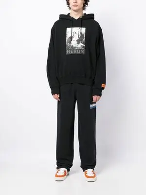Heron Preston Halftone Heron Graphic Hoodie