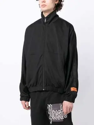 Heron Preston Logo-print Zip-up Jacket - Black