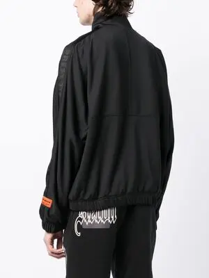 Heron Preston Logo-print Zip-up Jacket - Black