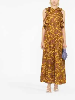 Zimmermann Tiggy Floral-print Halter Dress