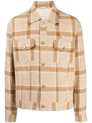 Nick Fouquet Plaid-check Print Shirt Jacket