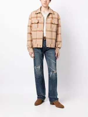 Nick Fouquet Plaid-check Print Shirt Jacket